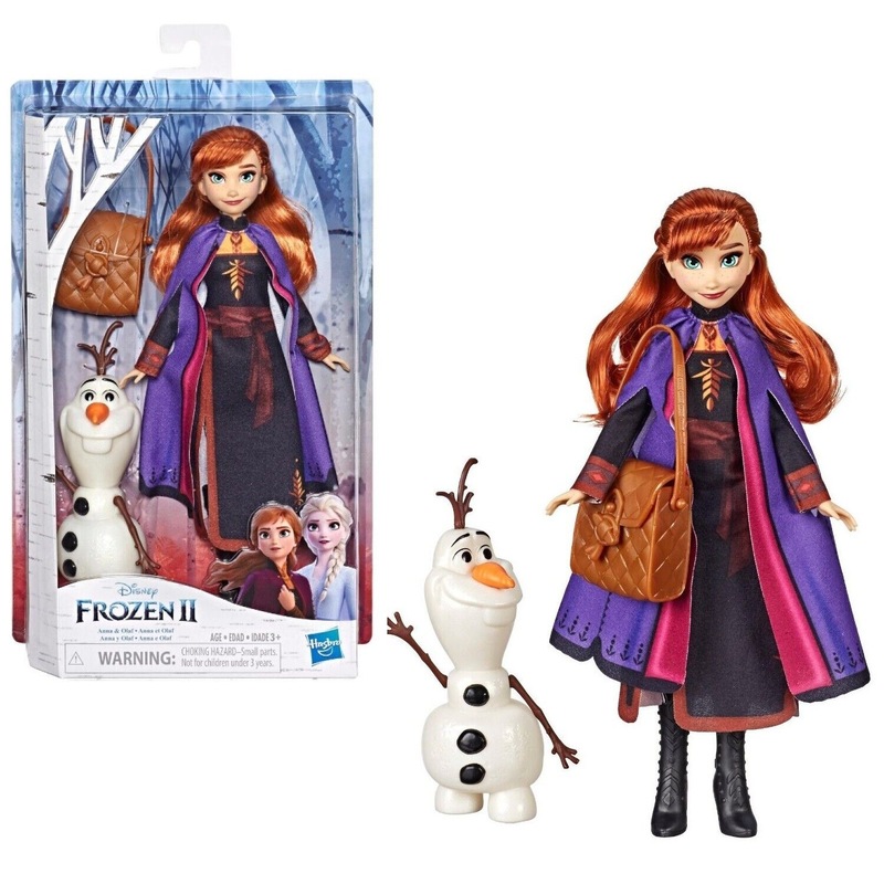 Buy Disney Frozen Anna Doll With Buildable Olaf Figure And Backpack