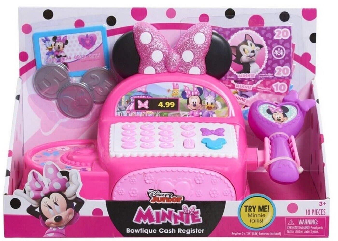 Buy Disney Junior Minnie Mouse Bow-Tique Cash Register Ages 3+ Toy Play ...