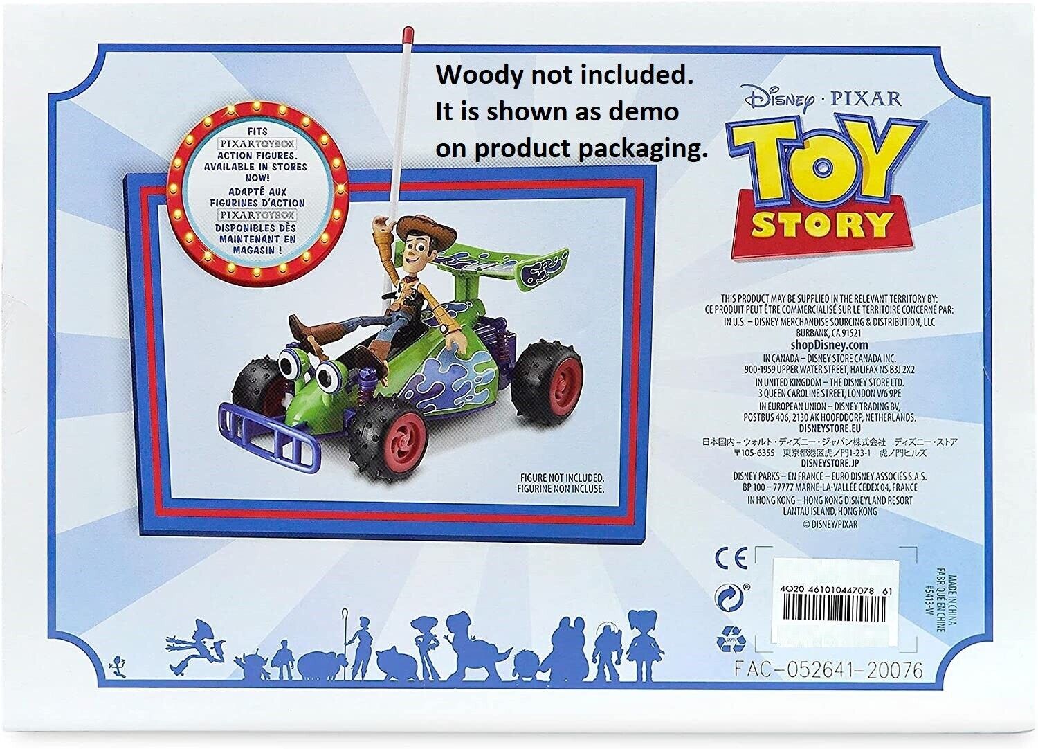 Buy Disney Store Official Pixar RC Buggy Car Woody RC Race Buzz Lightyear Toy Story MyDeal