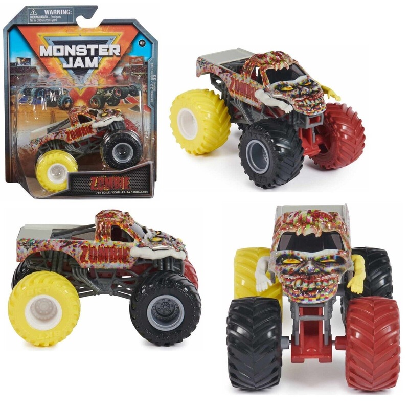 Buy Hot Wheels Monster Jam Trucks 1:64 Scale 3+ Toy Race Grave Digger ...