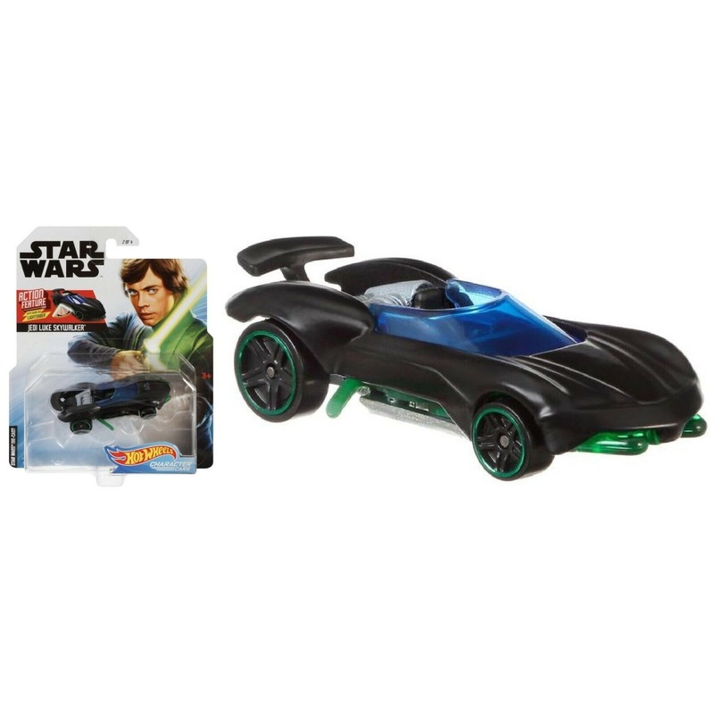 Buy Hot Wheels Star Wars Car Solo Movie Lightsaber Luke Skywalker ...