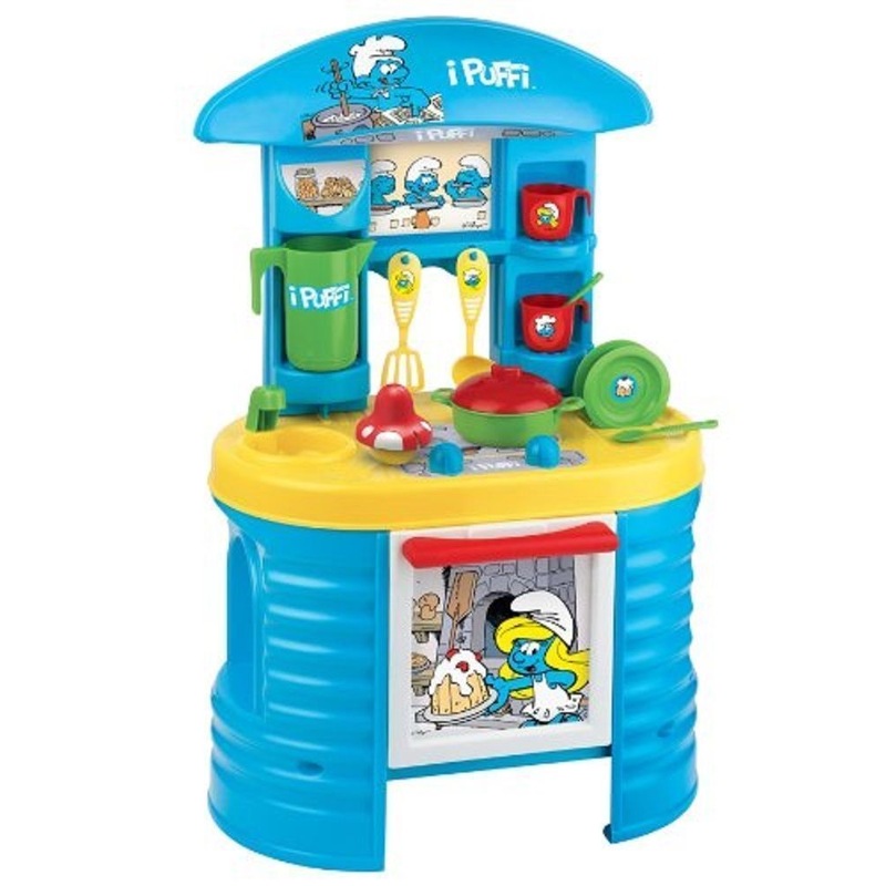 Buy Kitchen Pretend Play Faro Puffi Smurf Large Chef Cooking 3+ Toy ...