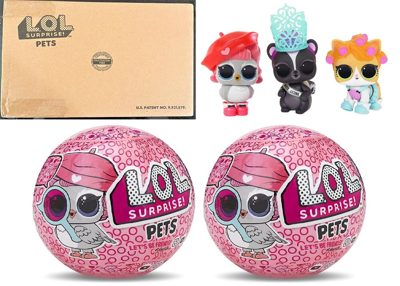 Buy L.O.L Surprise Pets Pack Ages 5+ Doll Art Sticker Color Marker Lol ...
