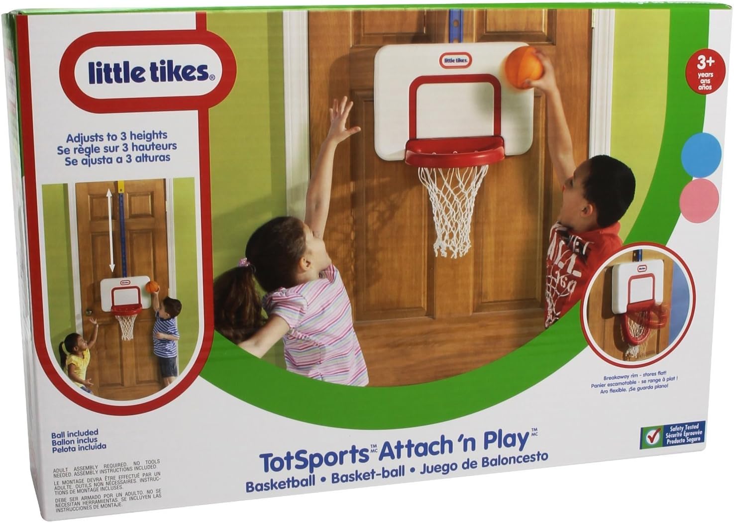 Buy Little Tikes Attach 'n Play Basketball Set Over the Door Hoop Kids ...