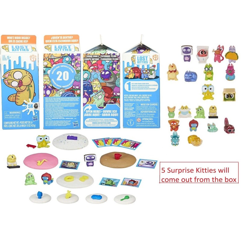 Buy Lost Kitties Multipack Ages 5+ Toy Play Playdoh Build Gift Hasbro ...