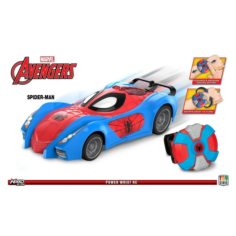 Buy Marvel Avengers Spiderman Car RC Power Wrist 6+ Toy Wristband ...