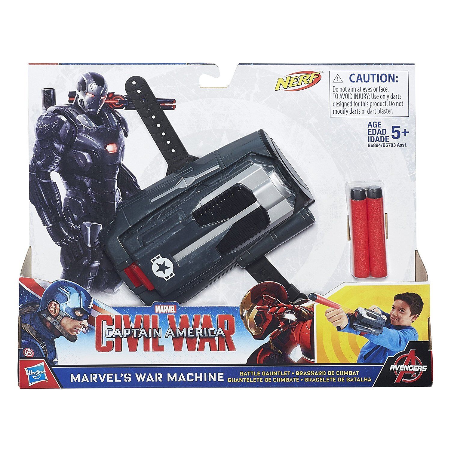 Buy Marvel Civil War Iron Man Machine Battle Gauntlet 5+ Toy Ironman ...