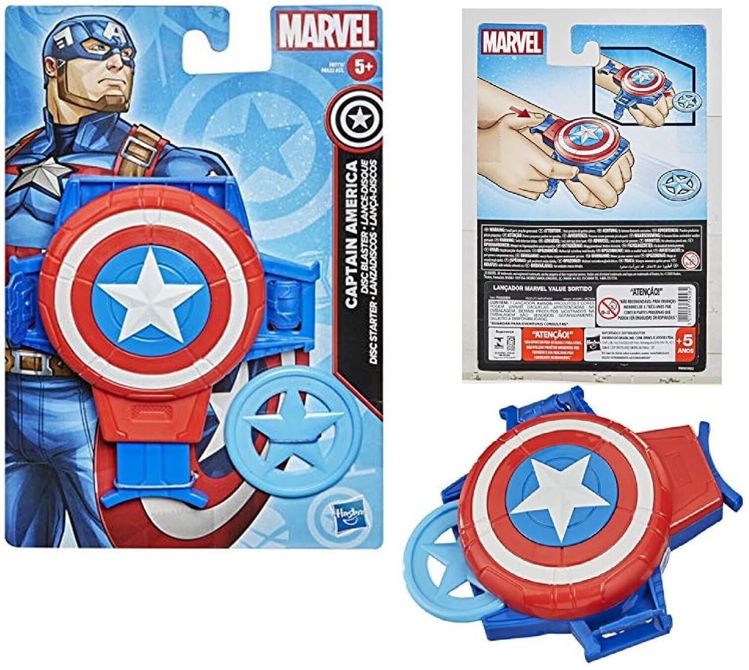 Buy Marvel Role Play-Captain America-Web Disc Blaster Claw - MyDeal ...