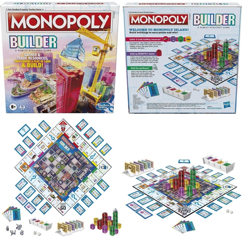 Buy Monopoly Builder Strategy Table Top Board Game Physically Stack ...
