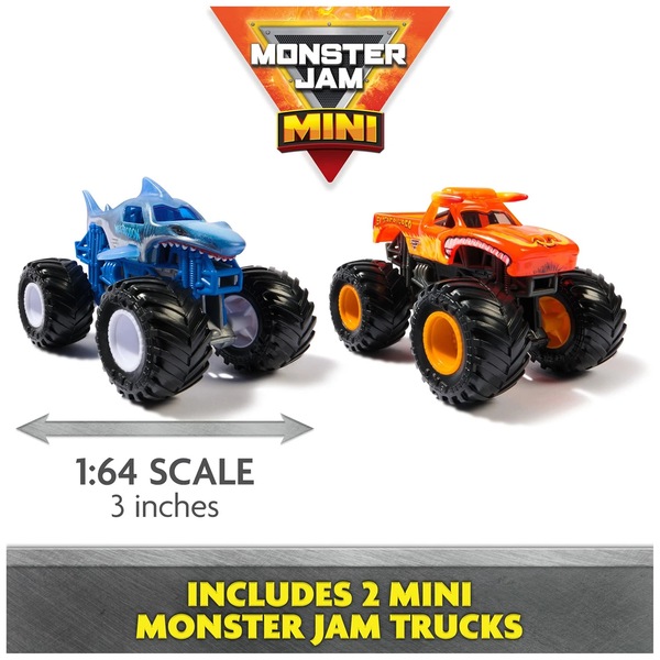 Buy Monster Jam Supercharge Speedway Playset with Megalodon & El Toro ...