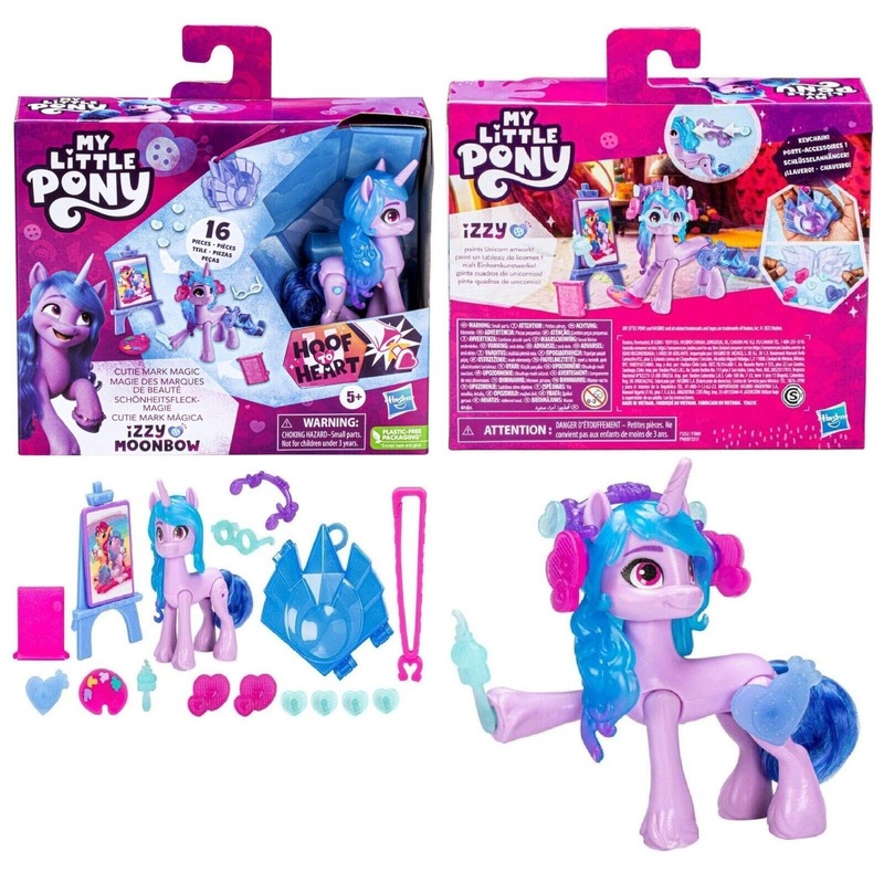 Buy My Little Pony izzy Moonbow Cutie Mark Magic 3-Inch Hoof to Heart ...
