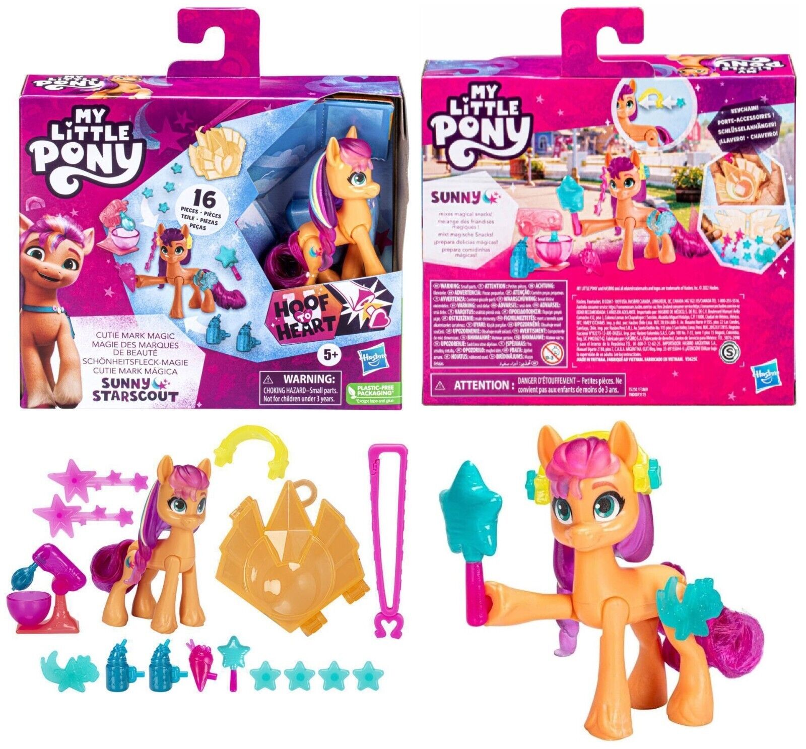 Buy My Little Pony Sunny Starscout Cutie Mark Magic 3-Inch Hoof to ...
