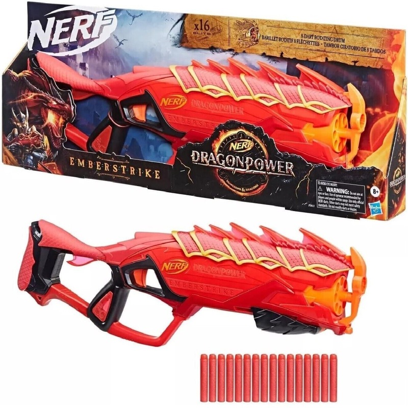 Buy Nerf Dungeons and Dragons DragonPower Emberstrike Blaster Dragon ...