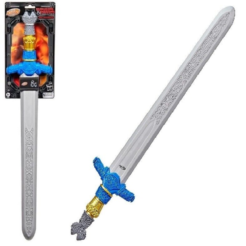 Buy Nerf Dungeons & Dragons Xenk's Daggersword Foam Blade Sword New Toy ...