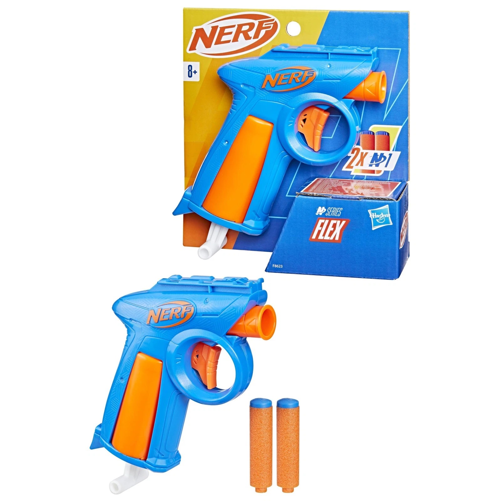 Buy Nerf N Series Flex Blaster Toy Gun with 2 N1 Foam Darts Kids ...