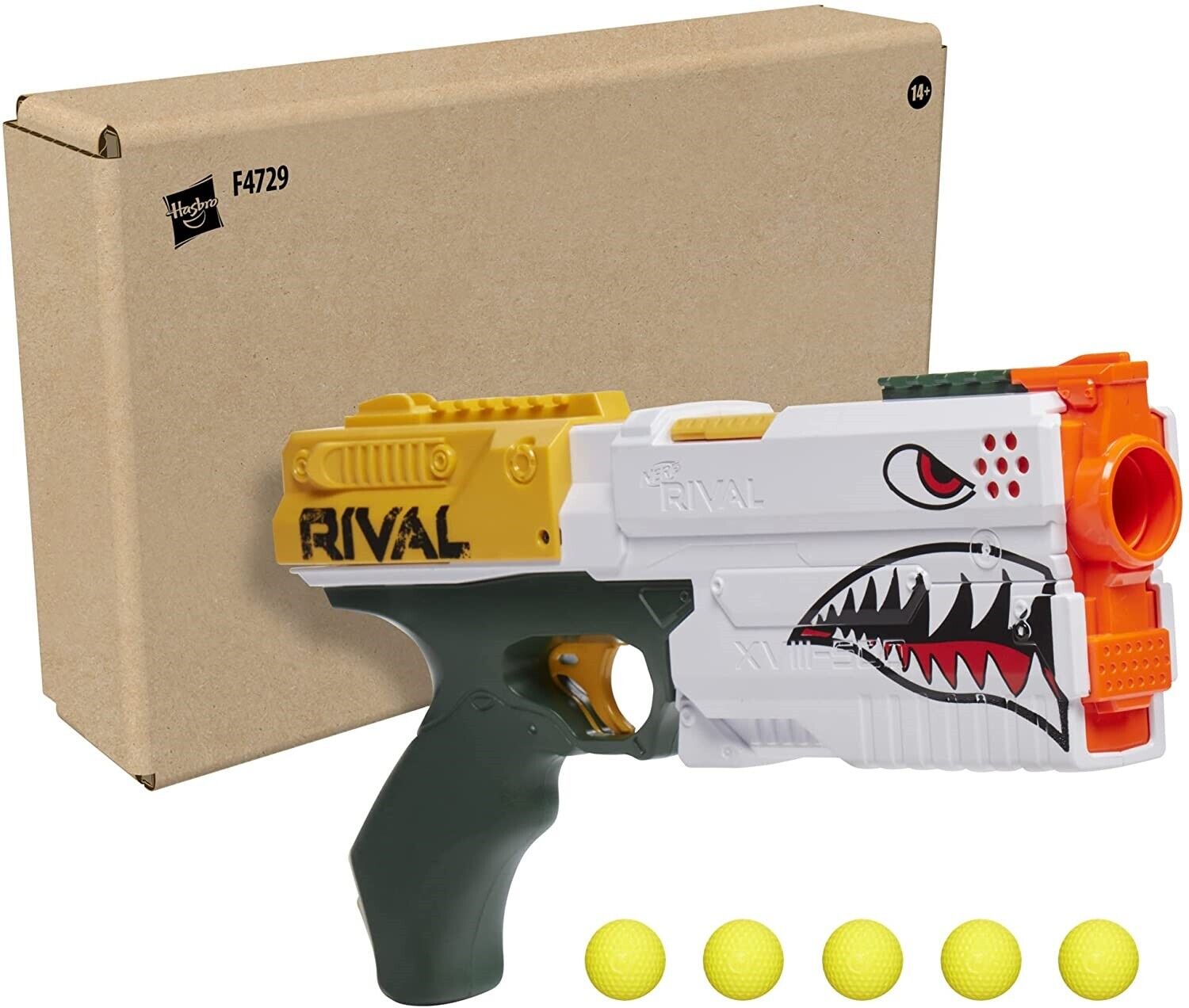 Buy NERF Rival Kronos-Style 2 White XVIII-500 Blaster-Ages 14+ Toy Gun ...