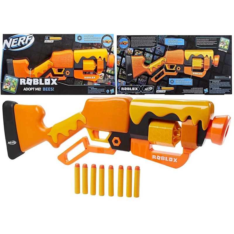 Buy Nerf Roblox Adopt Me Bees Blaster 8+ Toy WithCode To Unlock In-Game ...