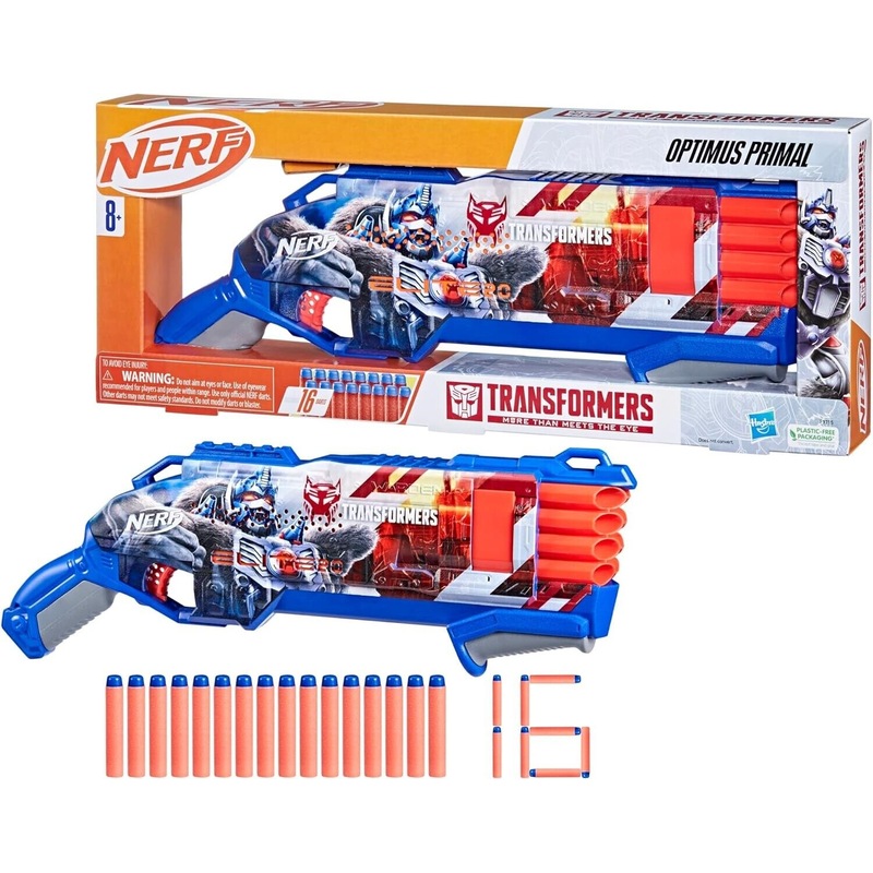 Buy Nerf Transformers Optimus Prime Dart Blaster Nerf Elite Darts Toy ...