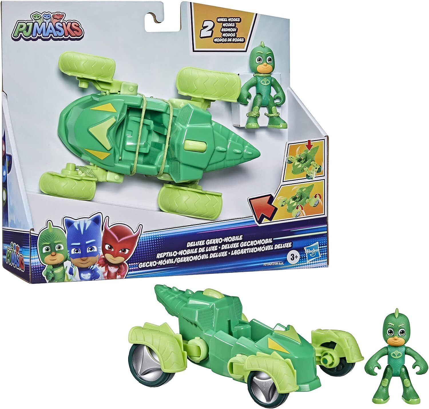 Buy PJ Masks Gekko Deluxe Vehicle New Toy Car Action Figure - MyDeal ...