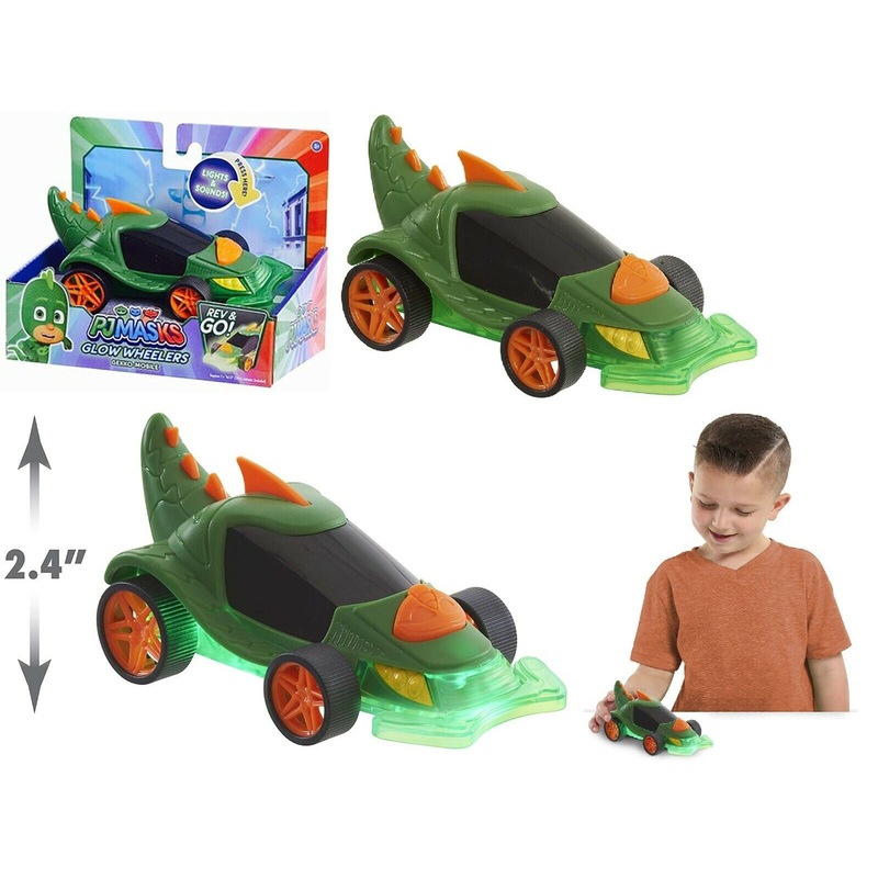 Buy PJ Masks Mini Glow Wheelers gekko's 3+ Toy Play-Race Gekko moble ...