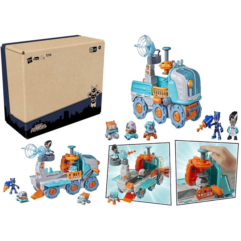 Buy PJ Masks Romeo Bot Builder Preschool Toy 2-in-1 Toy Robot Car Truck ...