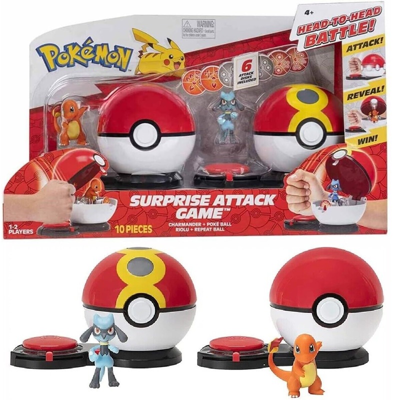 Buy Pokemon Surprise Attack Game Charmander and Riolu 6 Attack Disks ...