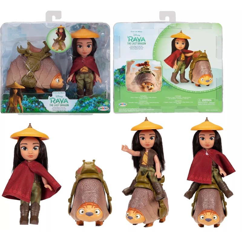 Buy Raya and the Last Dragon Raya & Tuk Tuk 6-Inch Petite Doll Play ...