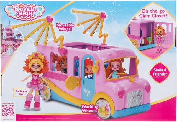 Buy Royale High Styling Bus Official Playset with Doll Accessories Kids ...