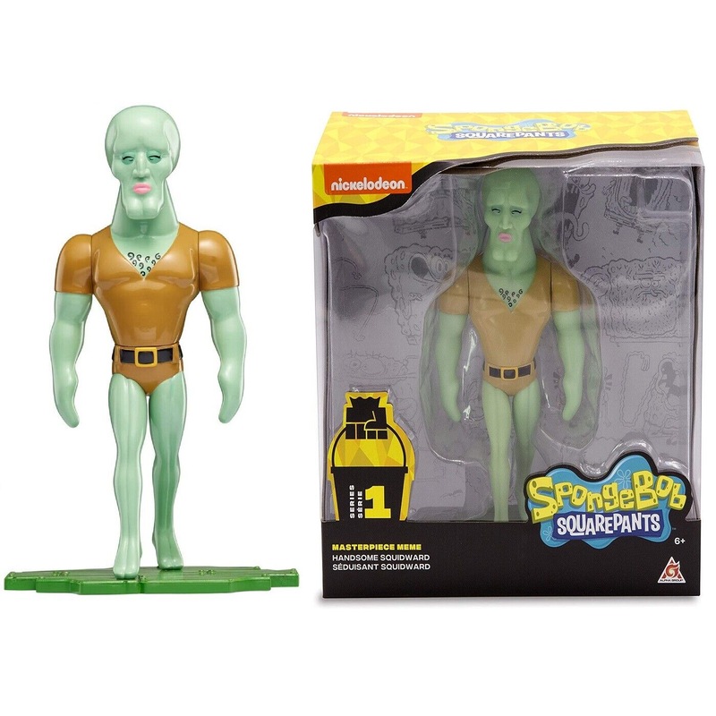 Buy SpongeBob SquarePants Masterpiece Meme Squidward Close eyes - MyDeal