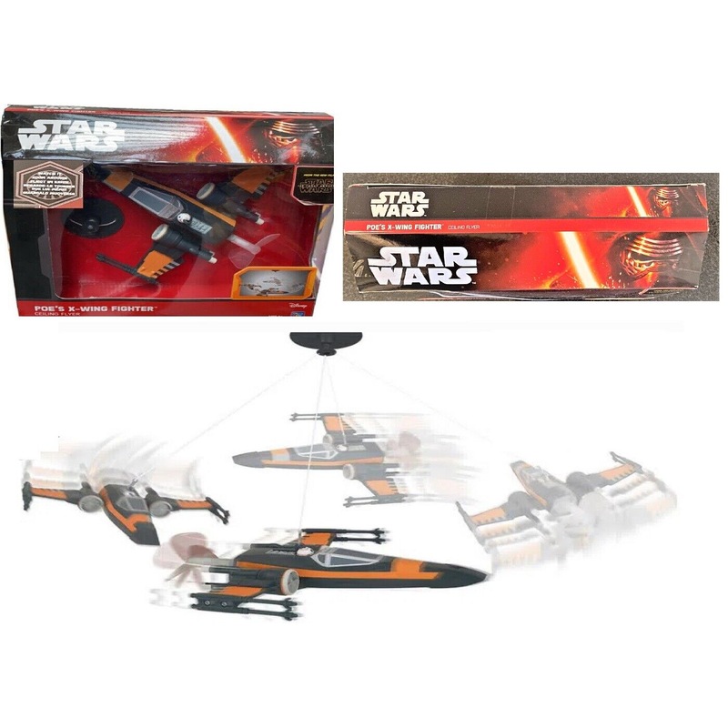 Buy Star Wars Poe X-Wing Fighter Ceiling Flyer Toy Jet - MyDeal