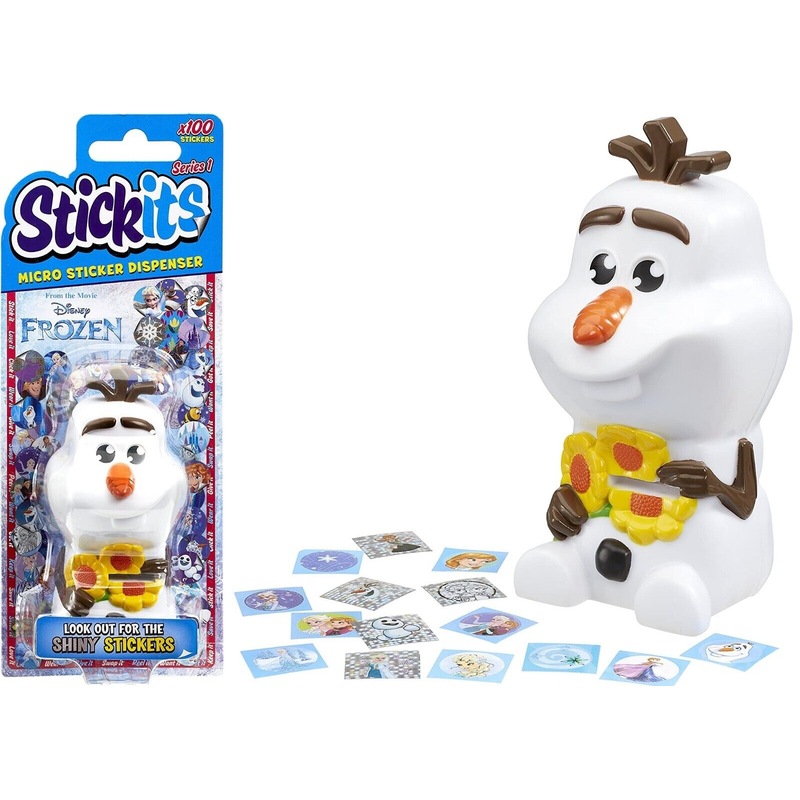 Buy Stickits 100- Olaf - Disney micro Stickers dispenser activity toys ...