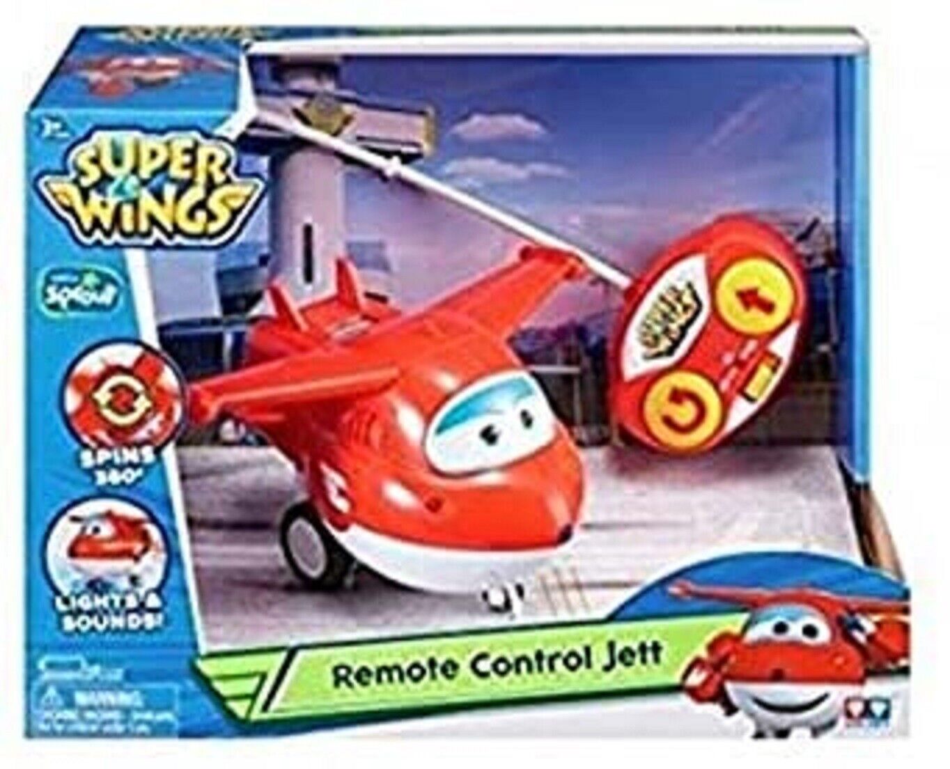Buy Super Wings RC Toy Jett Remote Control 3+ Toy Play Plane Mission ...