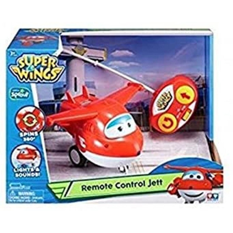 Buy Super Wings RC Toy Jett Remote Control 3+ Toy Play Plane Mission ...