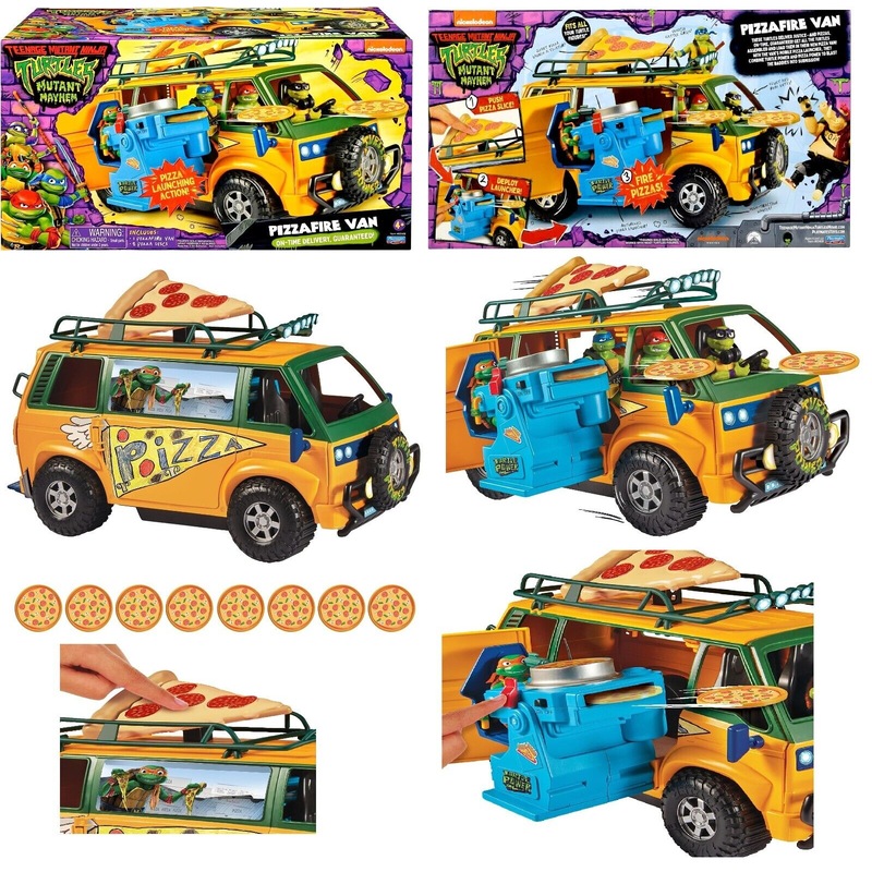 Buy Teenage Mutant Ninja Turtles TMNT Movie Pizza Van Delivery Fire ...