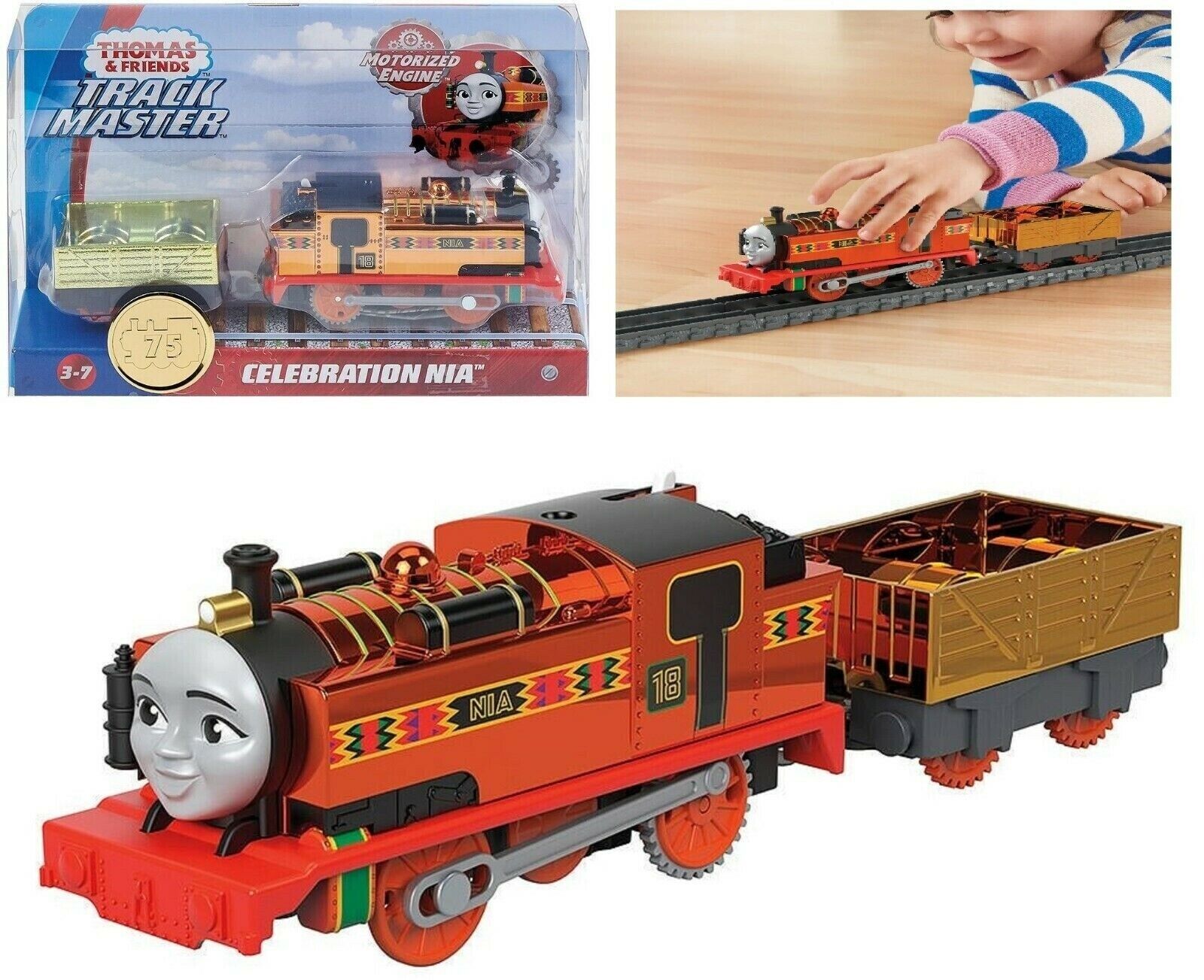 Buy Thomas & Friends Motorised Trackmaster. Celebration Nia Train ...