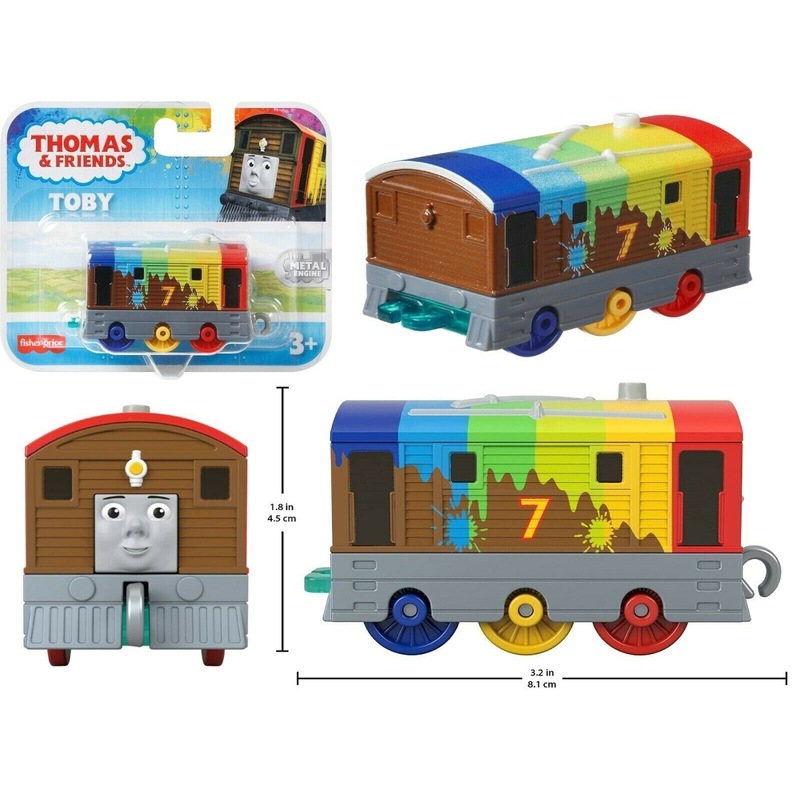 Buy Thomas & Friends Motorised Trackmaster. Metal Toby Train Engine ...