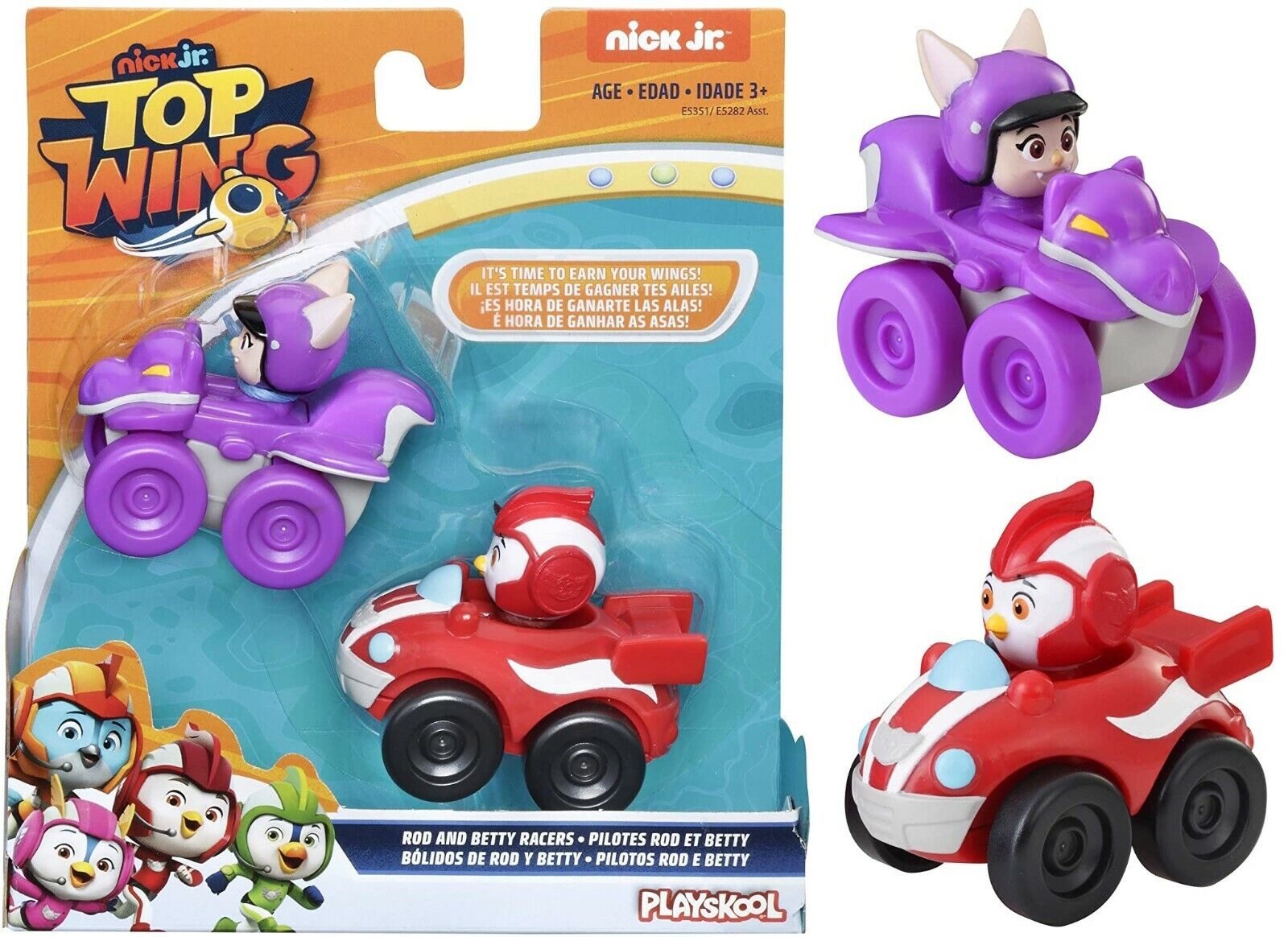 Buy Top Wing Racers-Rod and betty-2 Pack Ages 3+ Toy Race Car Pet Play ...