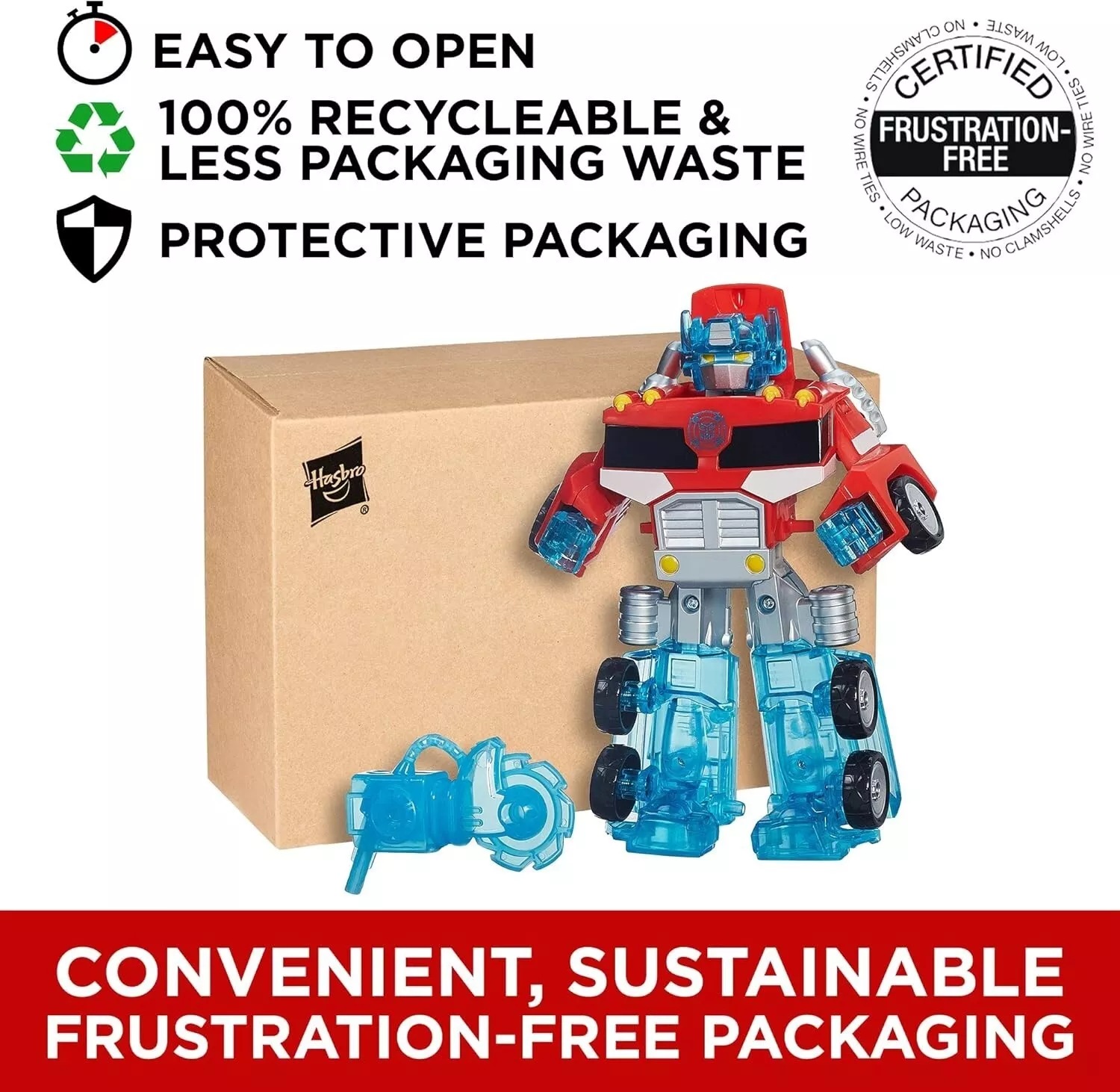 Buy Transformers Energize Rescue Bots Optimus Prime Bot Ages 3+ New Toy Robot - MyDeal Australia