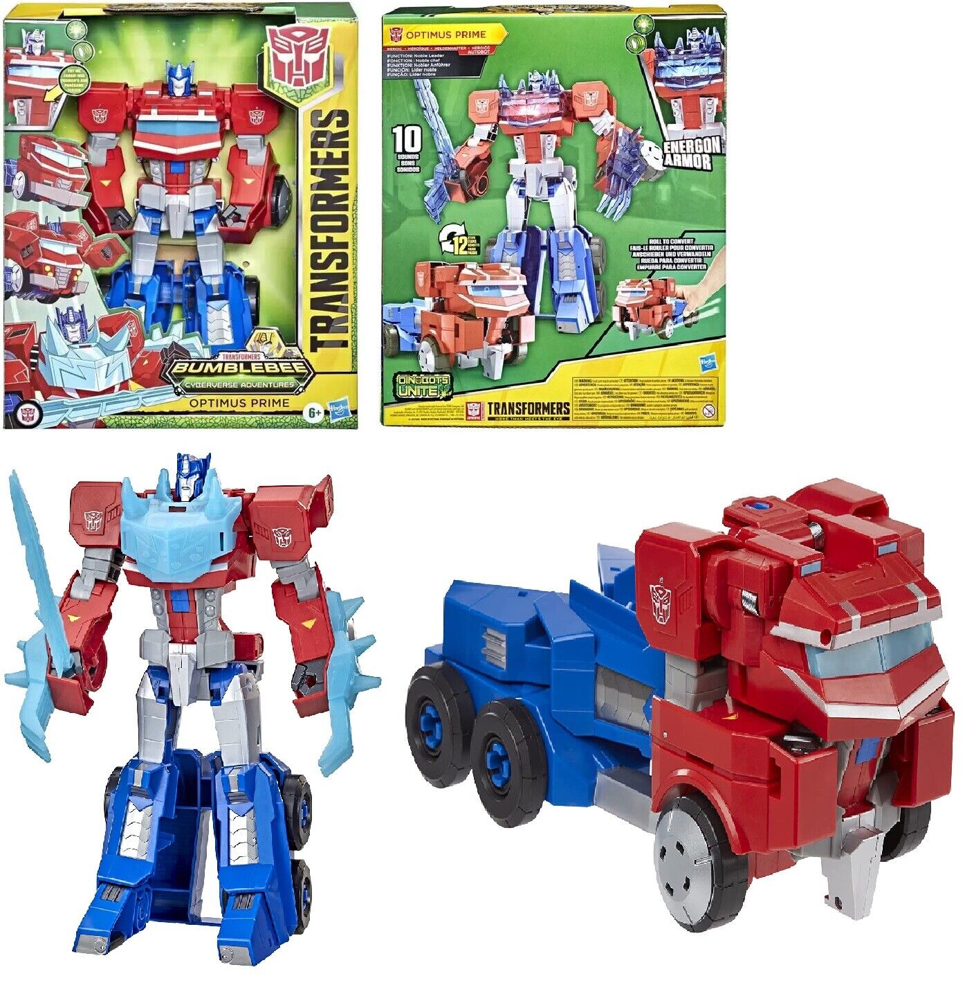Buy Transformers-Optimus Prime-Cyberverse Adventures Robot Car - MyDeal ...