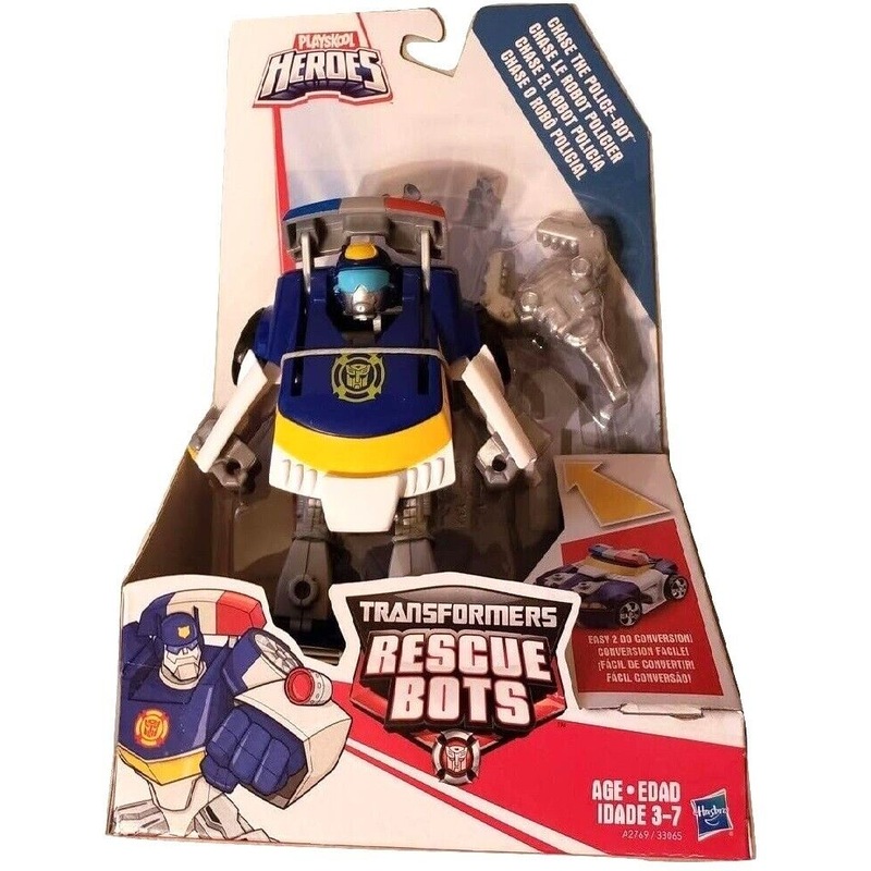 Buy Transformers Rescue Bots Ages 3+ Heatwave Optimus Prime Chase ...