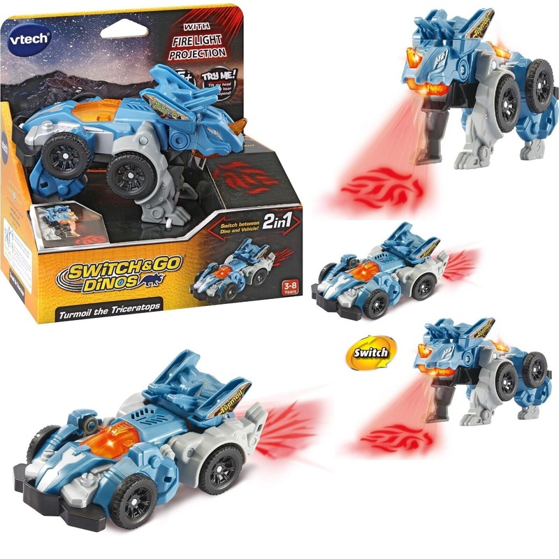 Buy Vtech Switch & Go Dinos- Turmoil the Triceratops -Rex-Ages 3+ Toy ...