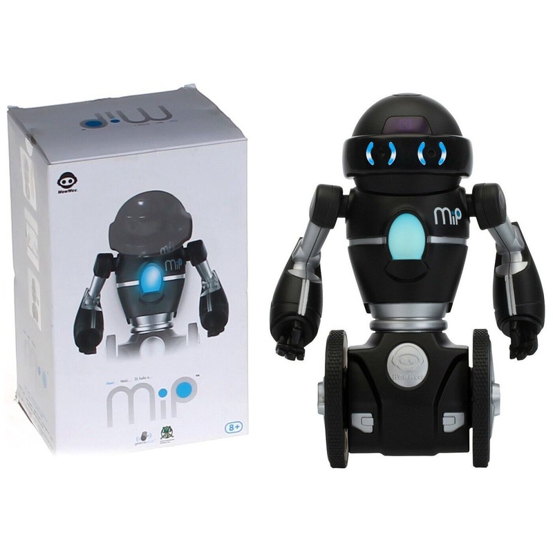 Buy WowWee MiP Robot RC Robot Ages 8+ Black Toy Boys Girls Fun Happy ...
