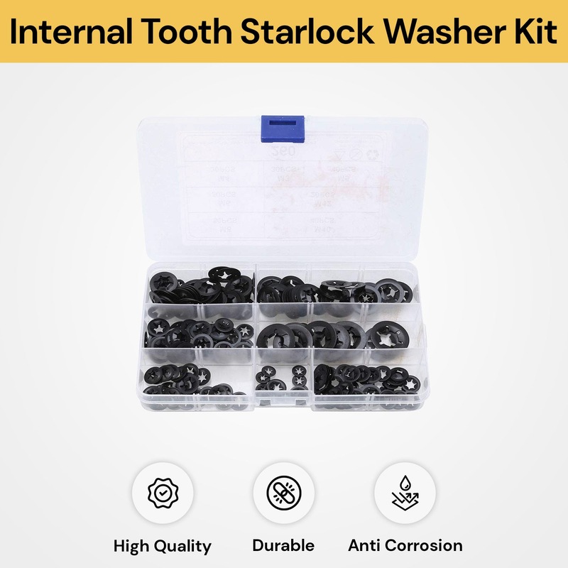 Buy 340PCs Internal Tooth Starlock Washer Kit - MyDeal