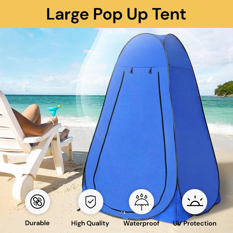 Buy EZONEDEAL Pop Up Privacy Tent Shower Tent Portable Outdoor Camping ...