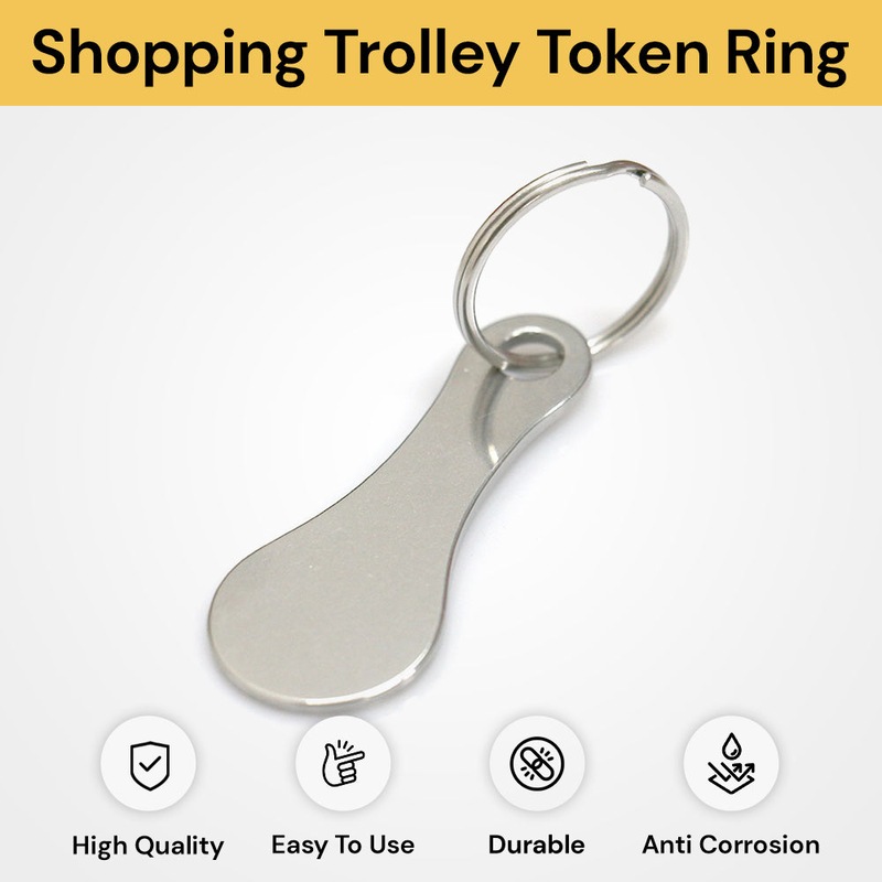 Buy EZONEDEAL Shopping Trolley Remover Metal Shopping Trolley Key Fob ...