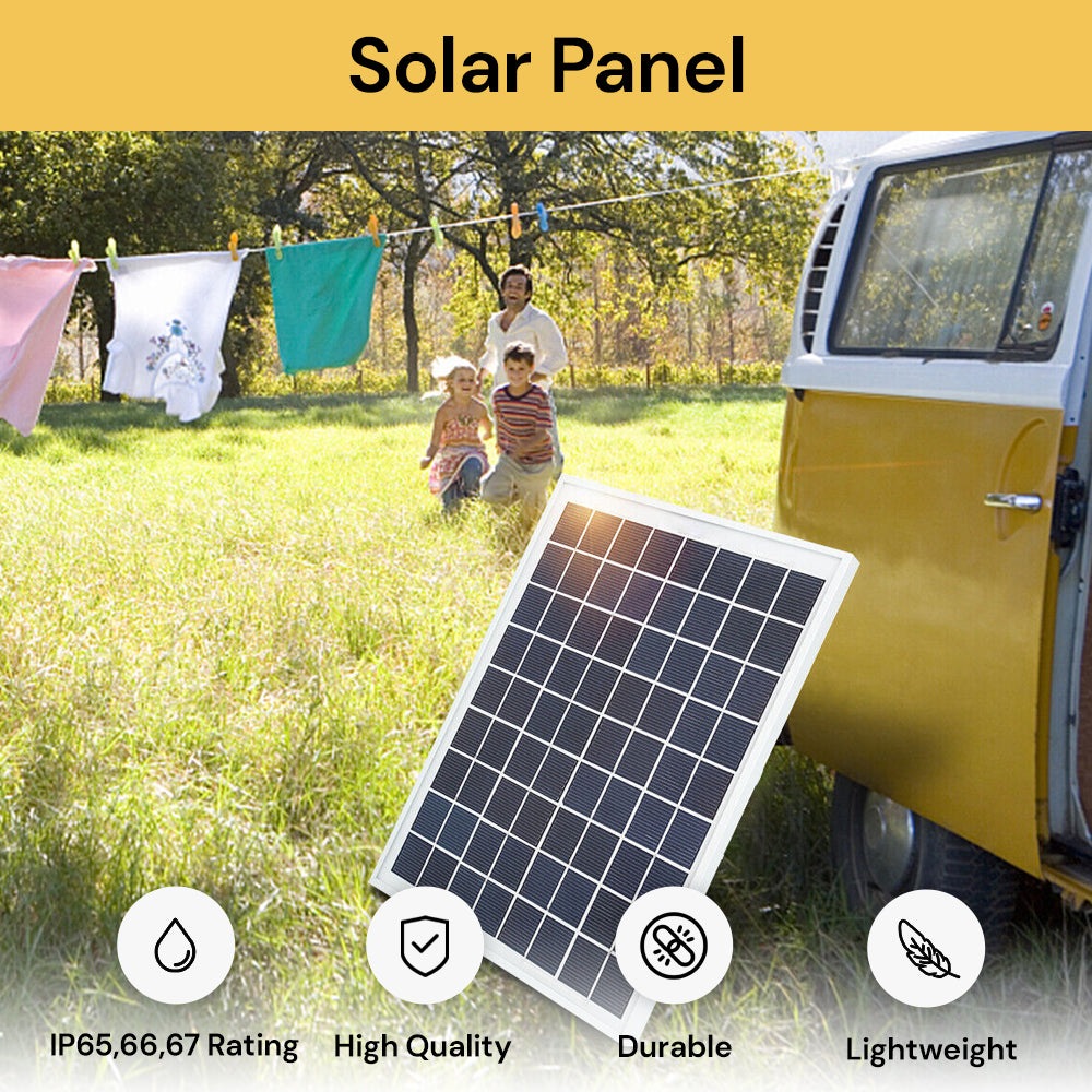 Buy EZONEDEAL Solar Panel Power Generator Kit Portable Battery Pack ...