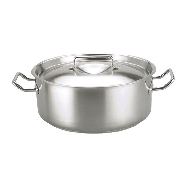 Buy Chef Inox Elite Casserole Pan with Lid 12Ltr PAS-FL462 - MyDeal ...