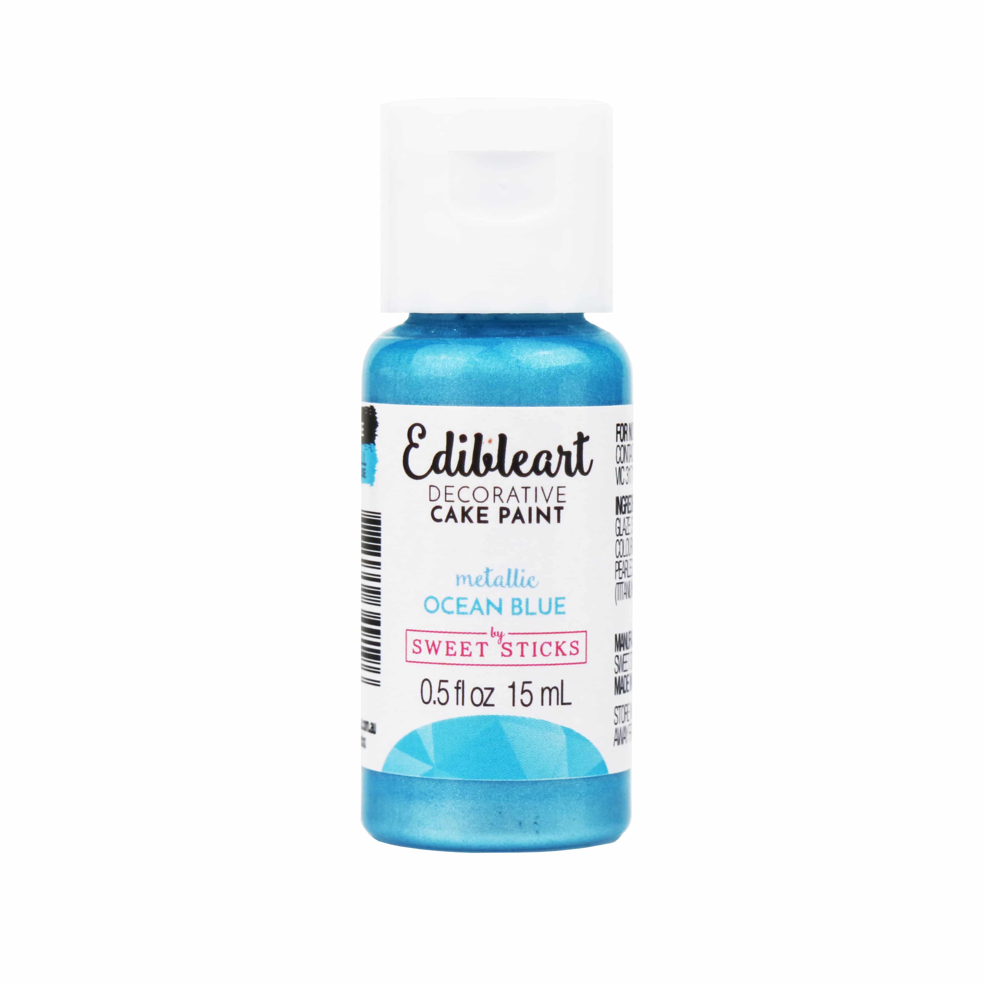 Buy Edible Art Paint Metallic Ocean Blue - MyDeal Australia