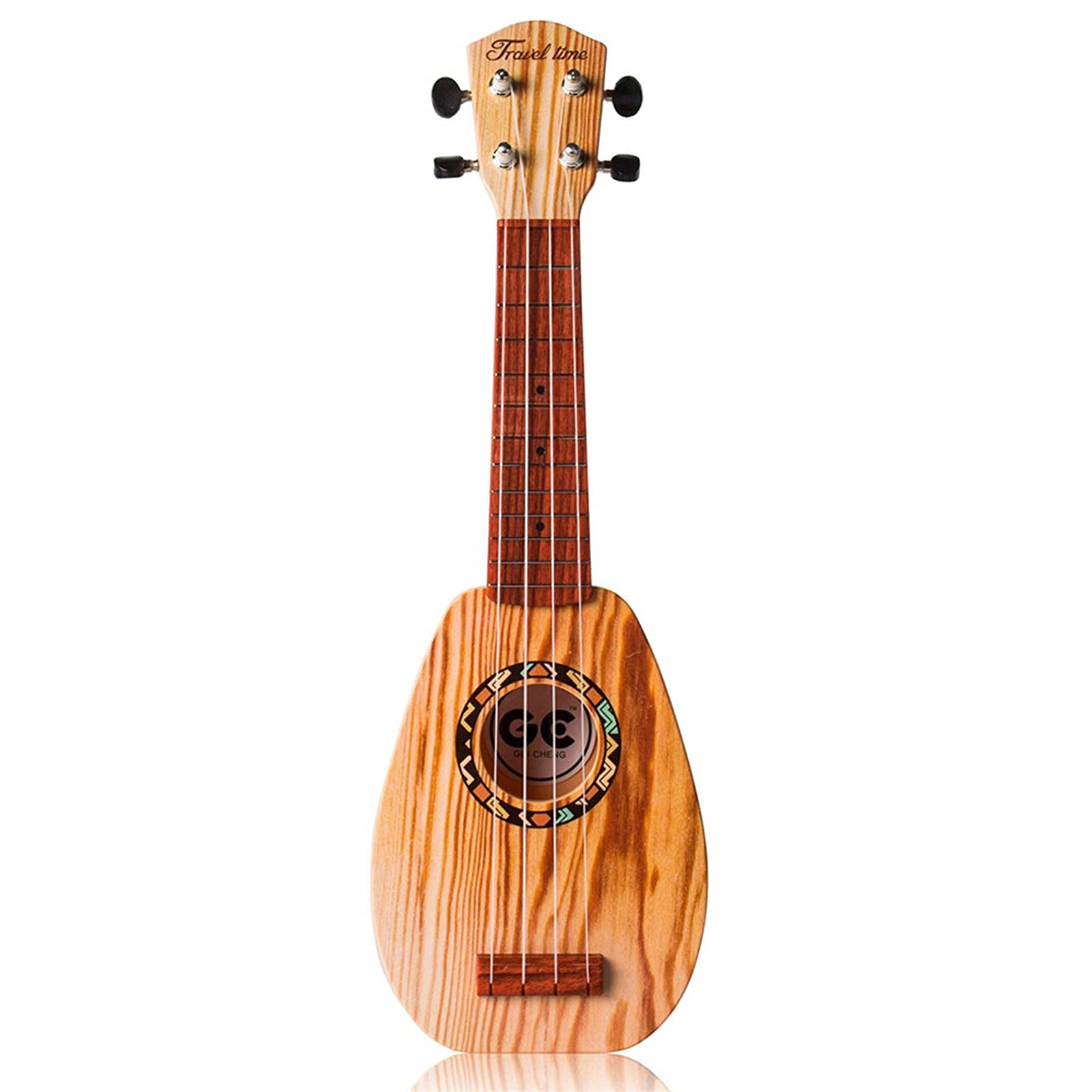 Buy 17" Mini Guitar Ukulele Toy For Kids, 4 Strings Keep Tones Can Play ...