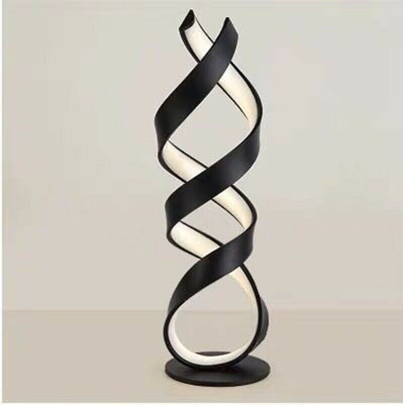 Buy 60cm LED DNA Spiral Table Lamp with Remote Control Modern ...